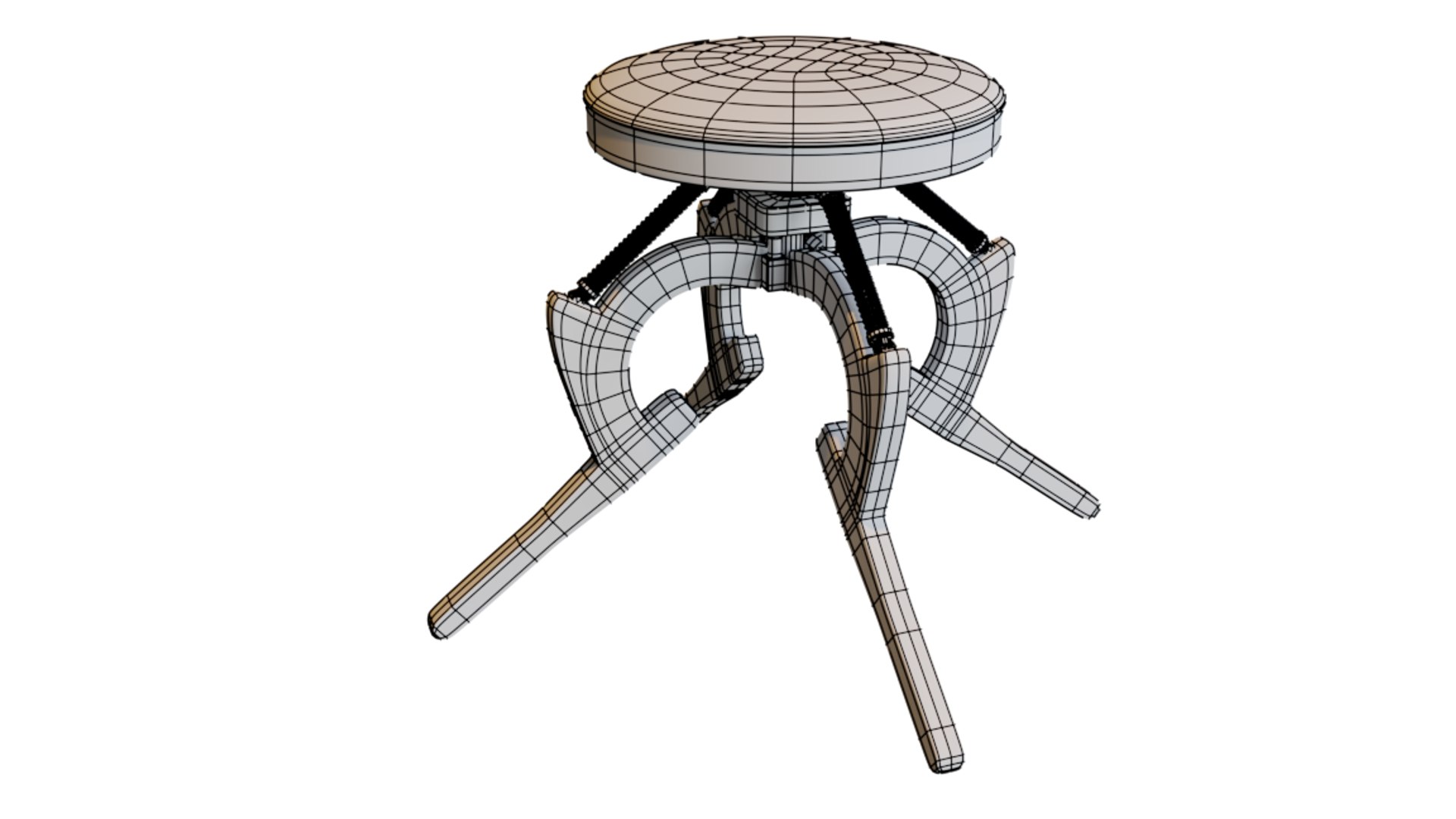 Chair shock absorbers 3D model - TurboSquid 1397374