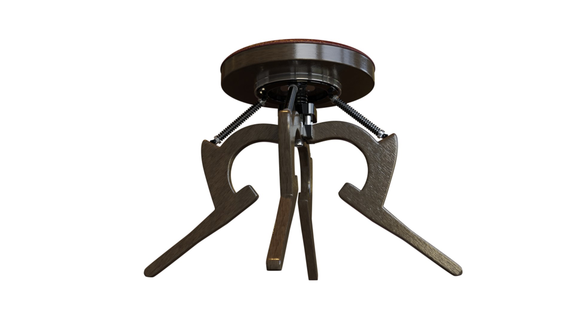 Chair shock absorbers 3D model - TurboSquid 1397374