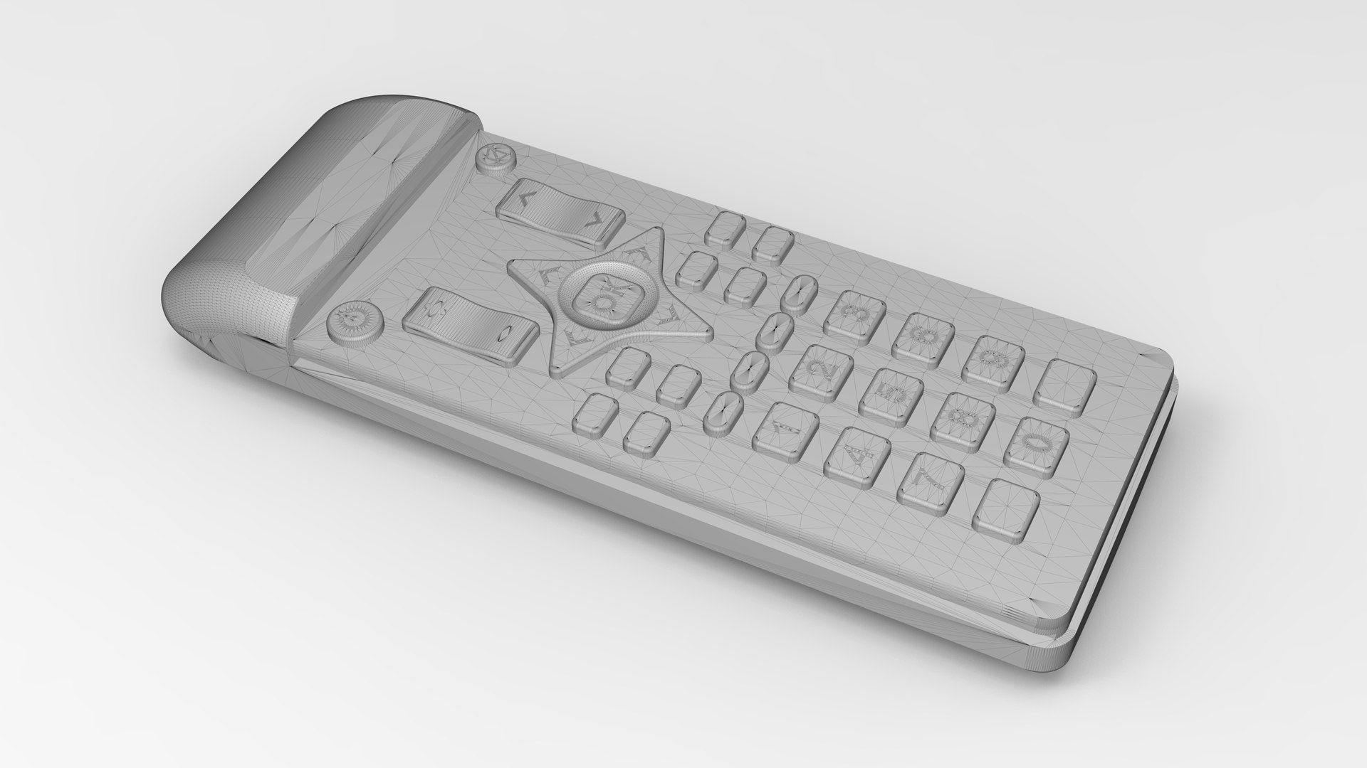 Mini Remote Control 3D Model - TurboSquid 2108039