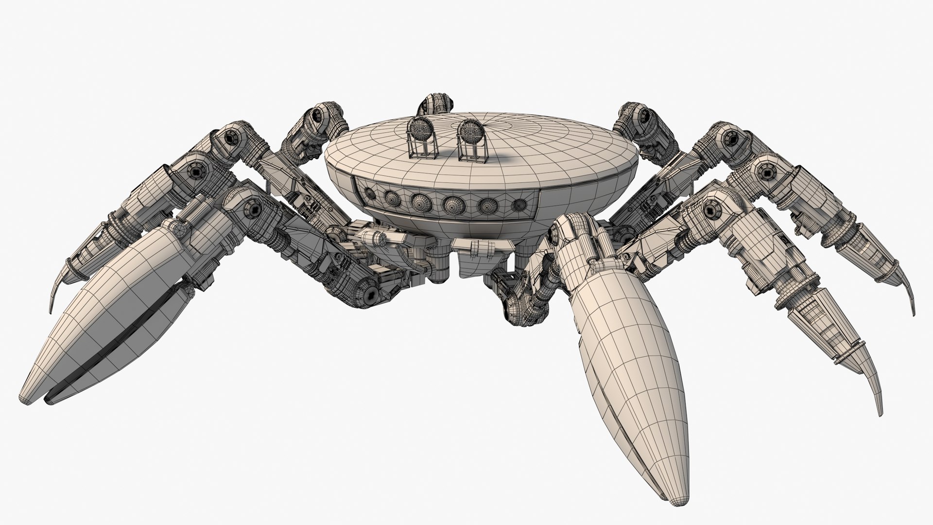 3D Model Crab Robot - TurboSquid 1665778