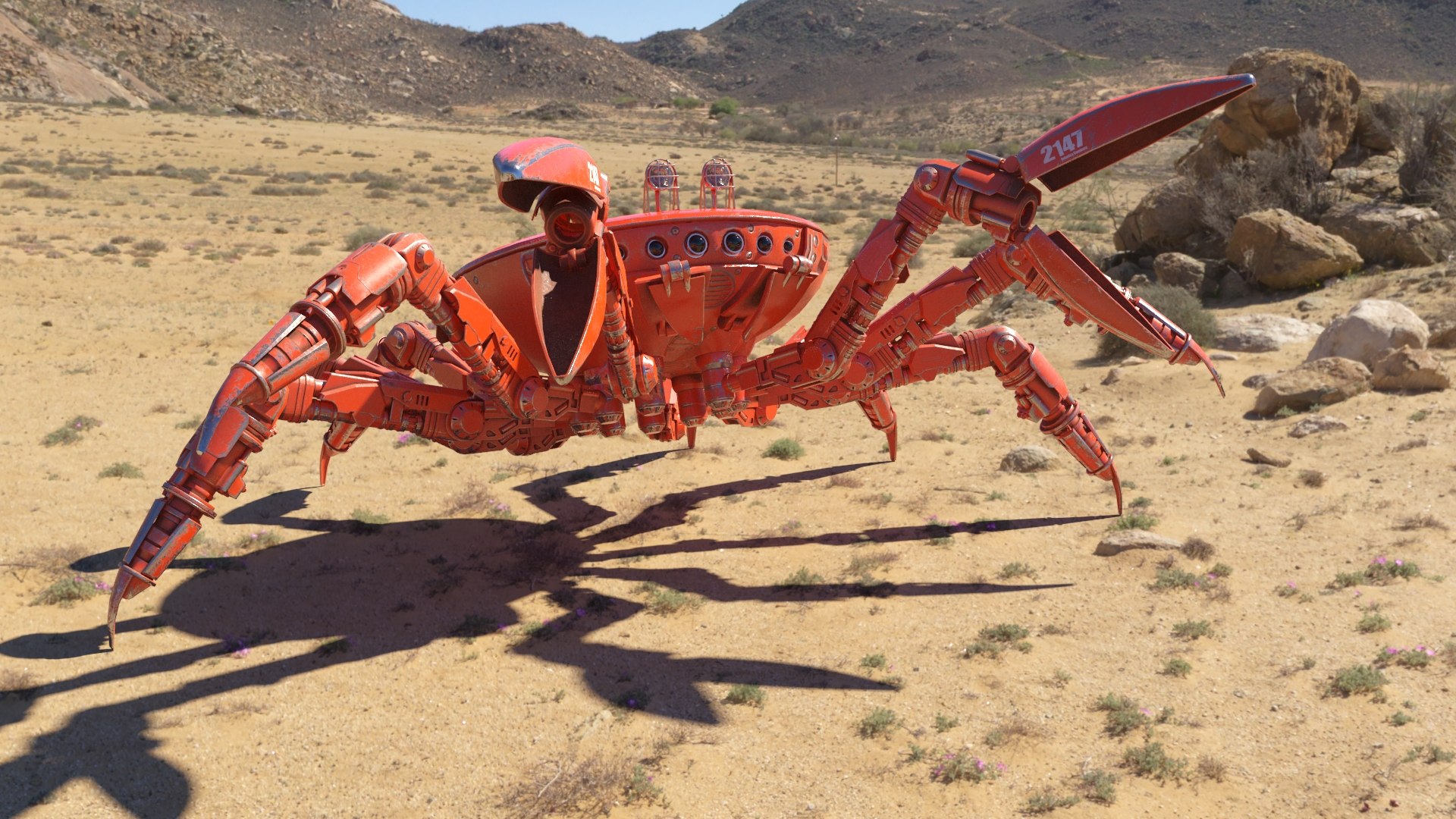 3D Model Crab Robot - TurboSquid 1665778
