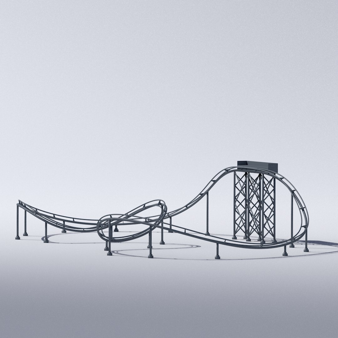 Roller Coaster 3d C4d
