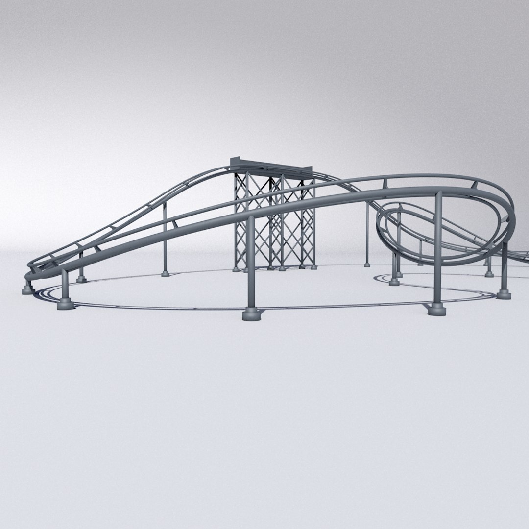 Roller Coaster 3d C4d