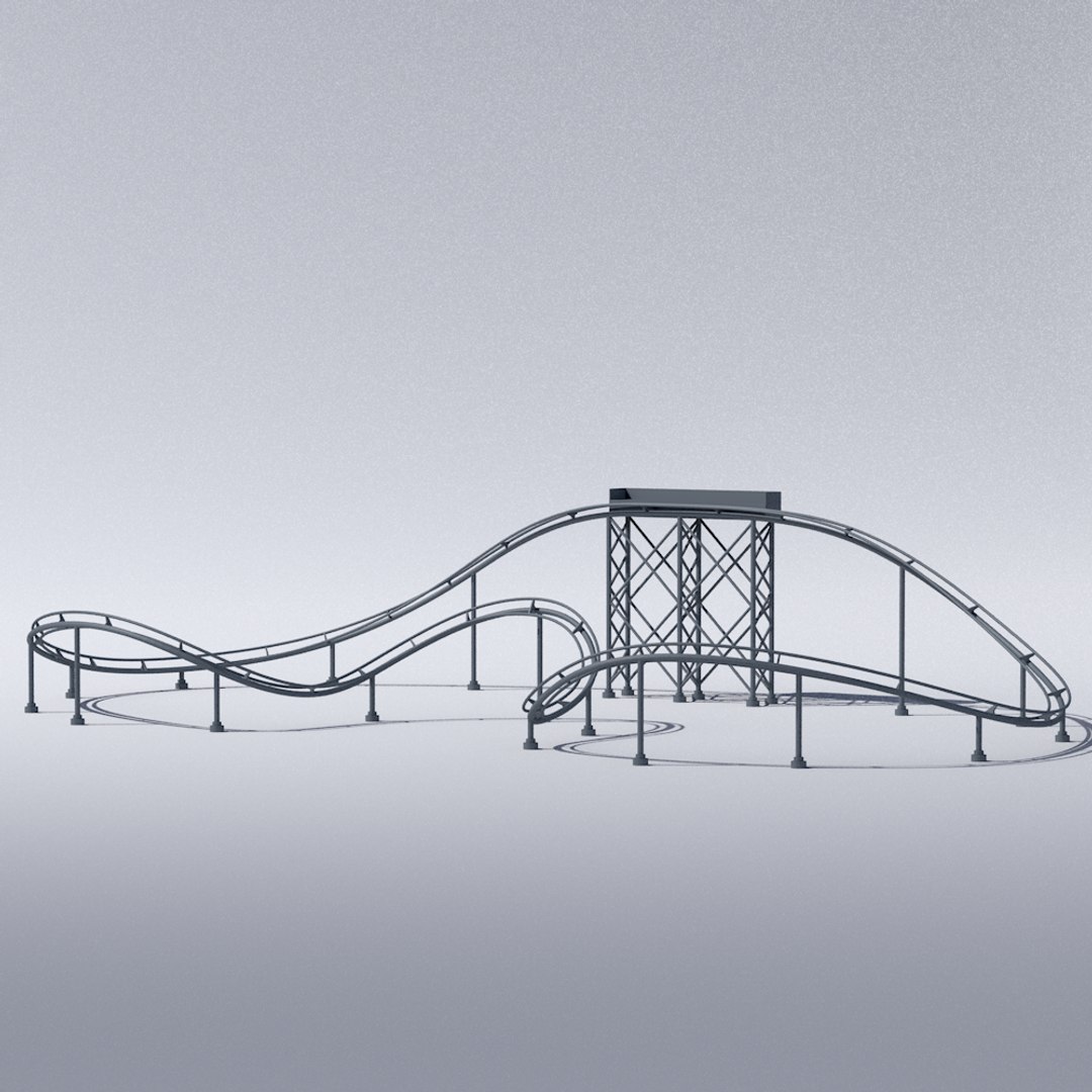Roller Coaster 3d C4d