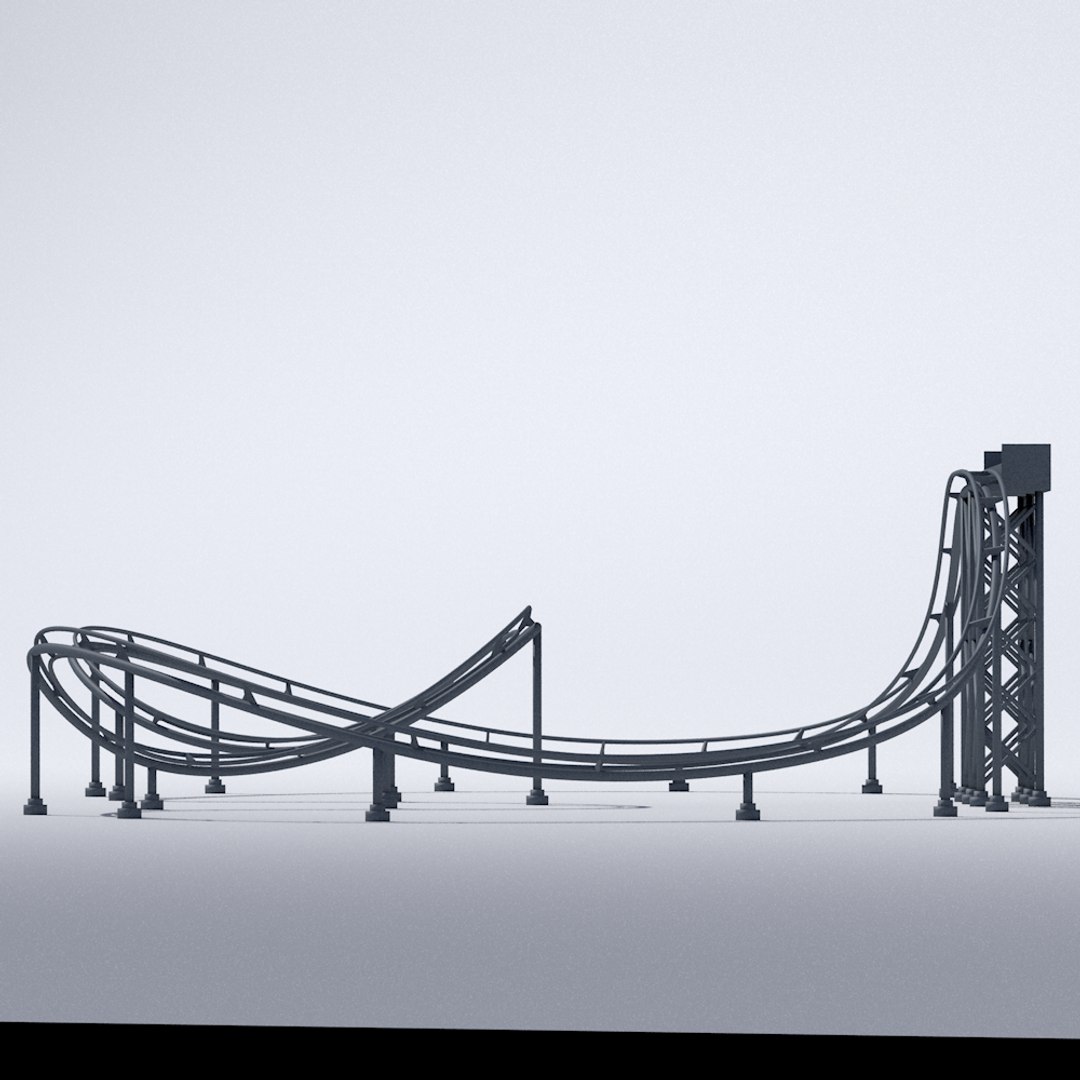 Roller Coaster 3d C4d