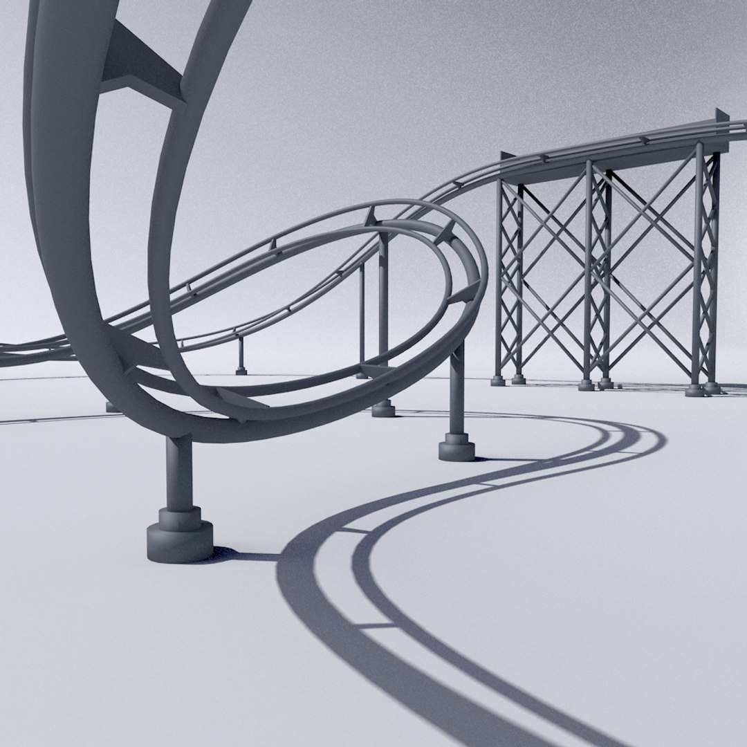 Roller Coaster 3d C4d