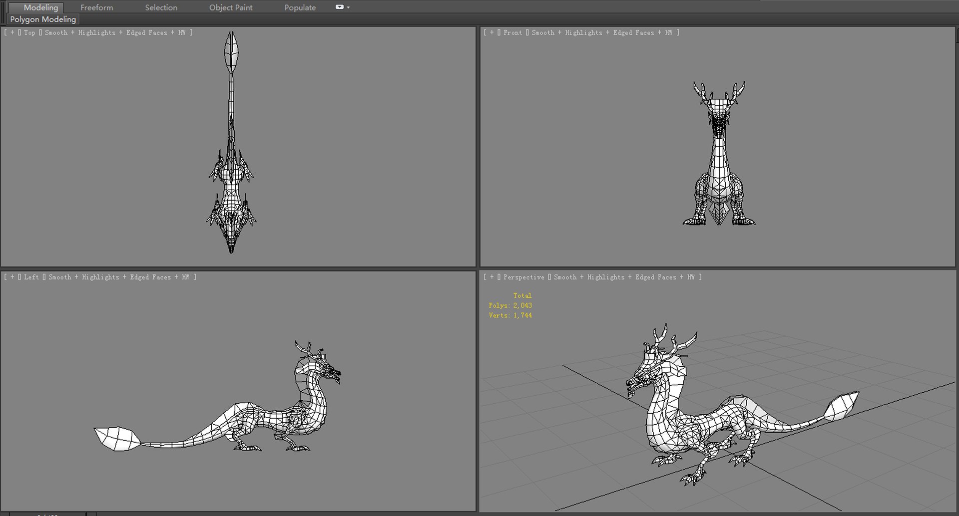 3D Ice Dragon - Chinese Dragon - TurboSquid 1729587