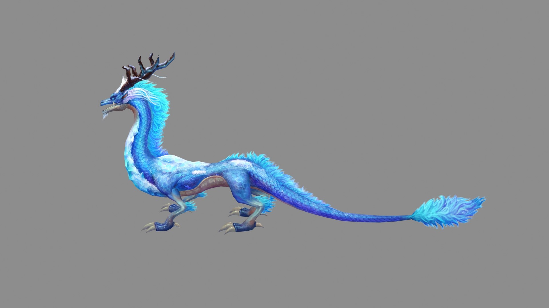 3D Ice Dragon - Chinese Dragon - TurboSquid 1729587