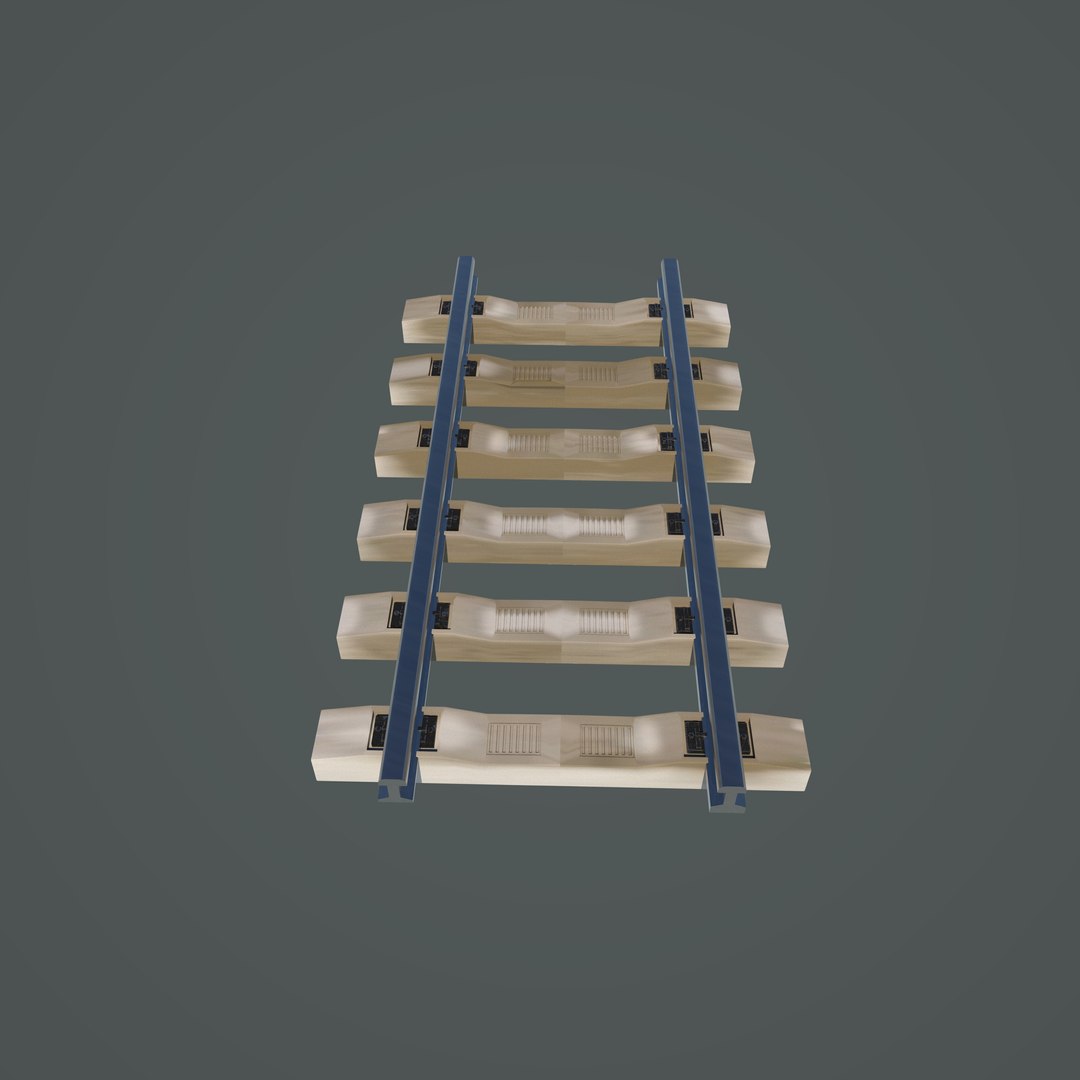 3D Railway Track 3D Model - TurboSquid 2355532