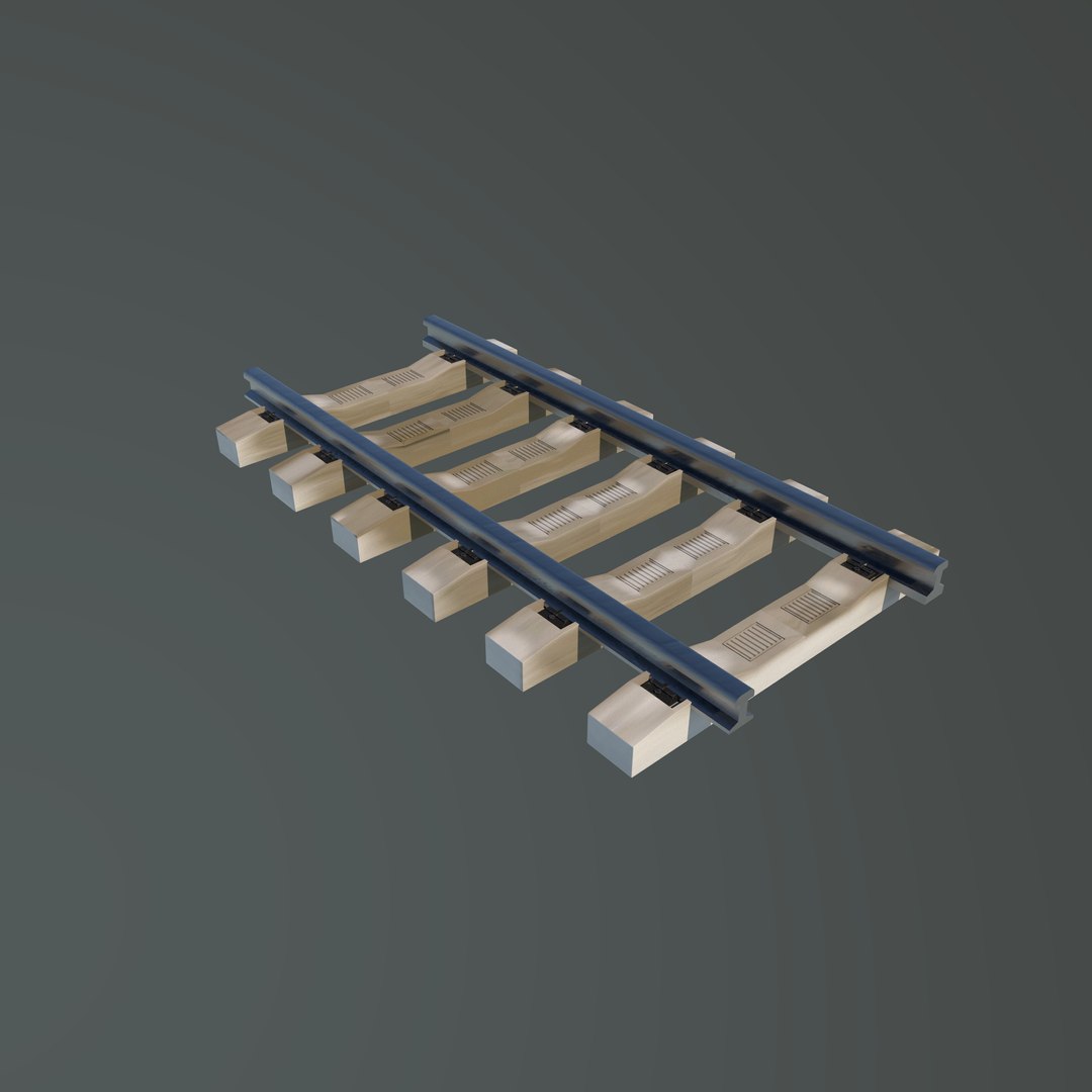 3D Railway Track 3D Model - TurboSquid 2355532