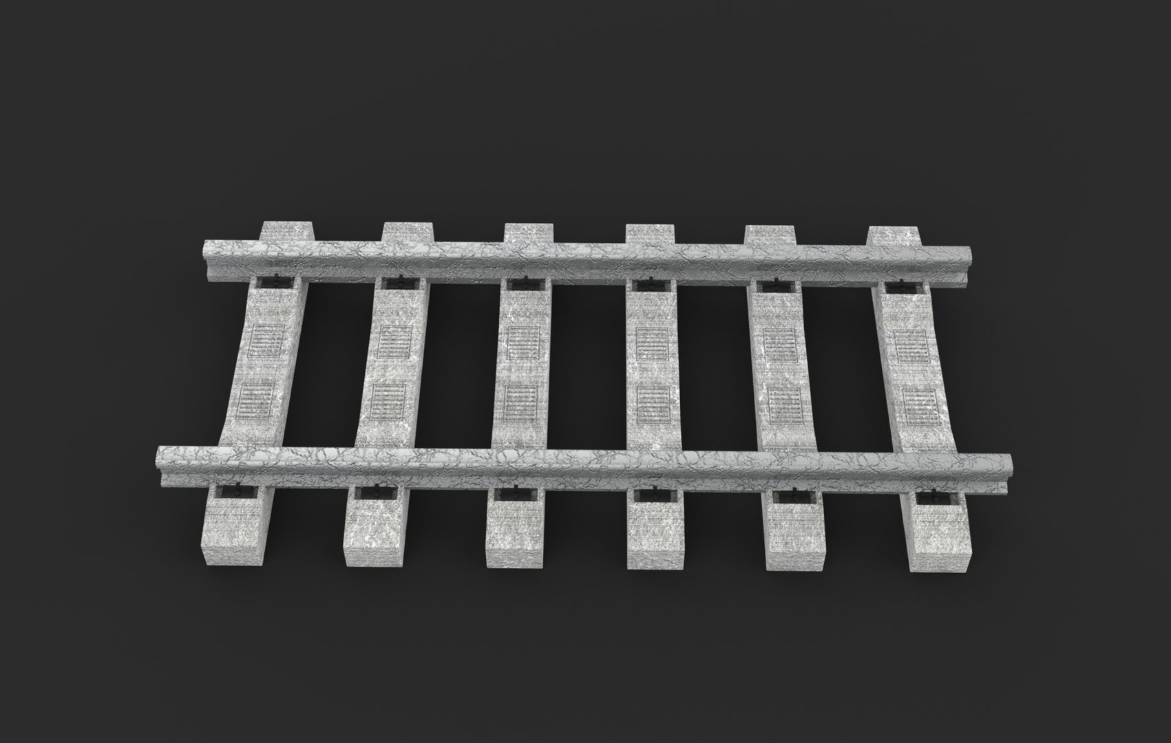 3D Railway Track 3D Model - TurboSquid 2355532