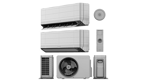 Xiaomi Smartmi Air Conditioner - Outside 3D model - TurboSquid 1900804