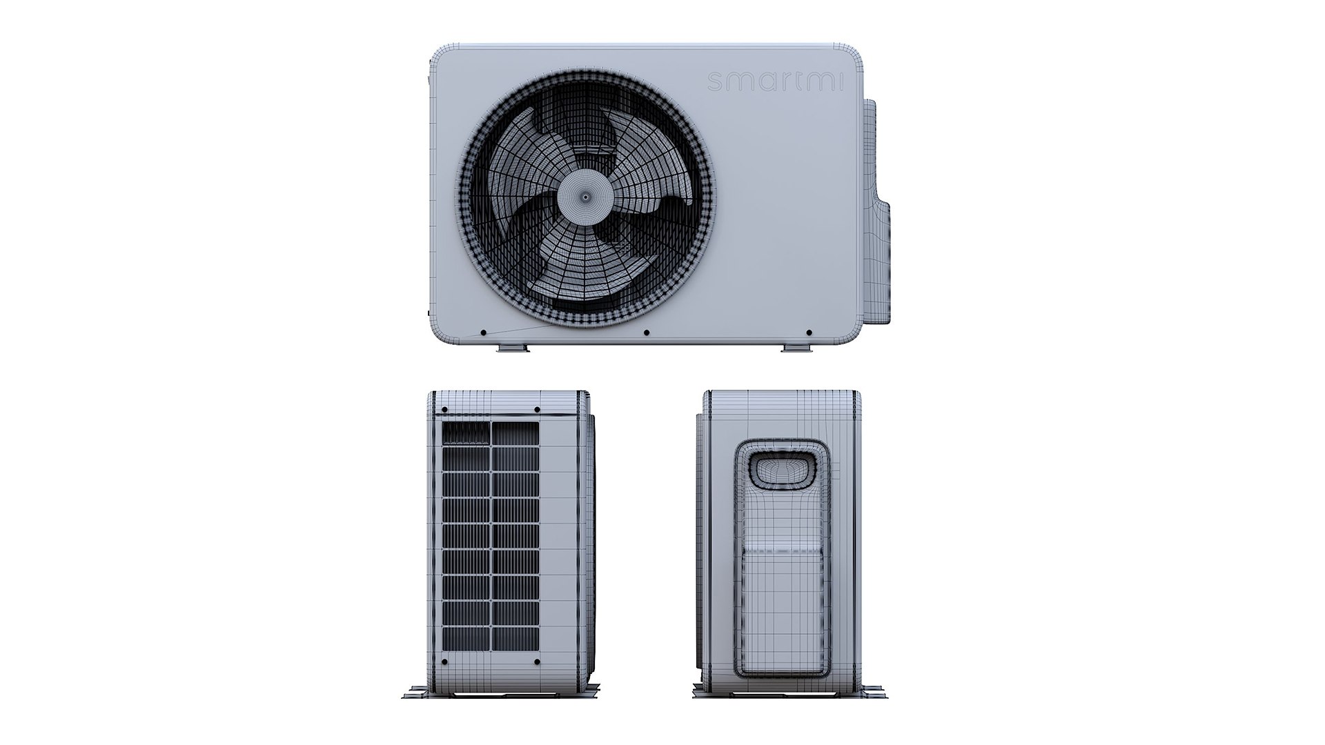 Xiaomi Smartmi Air Conditioner - Outside 3D Model - TurboSquid 1900804