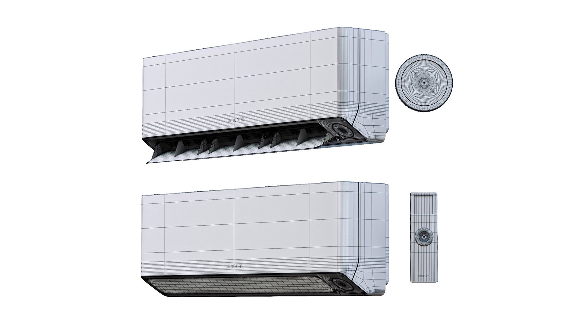Xiaomi Smartmi Air Conditioner - Outside 3D Model - TurboSquid 1900804