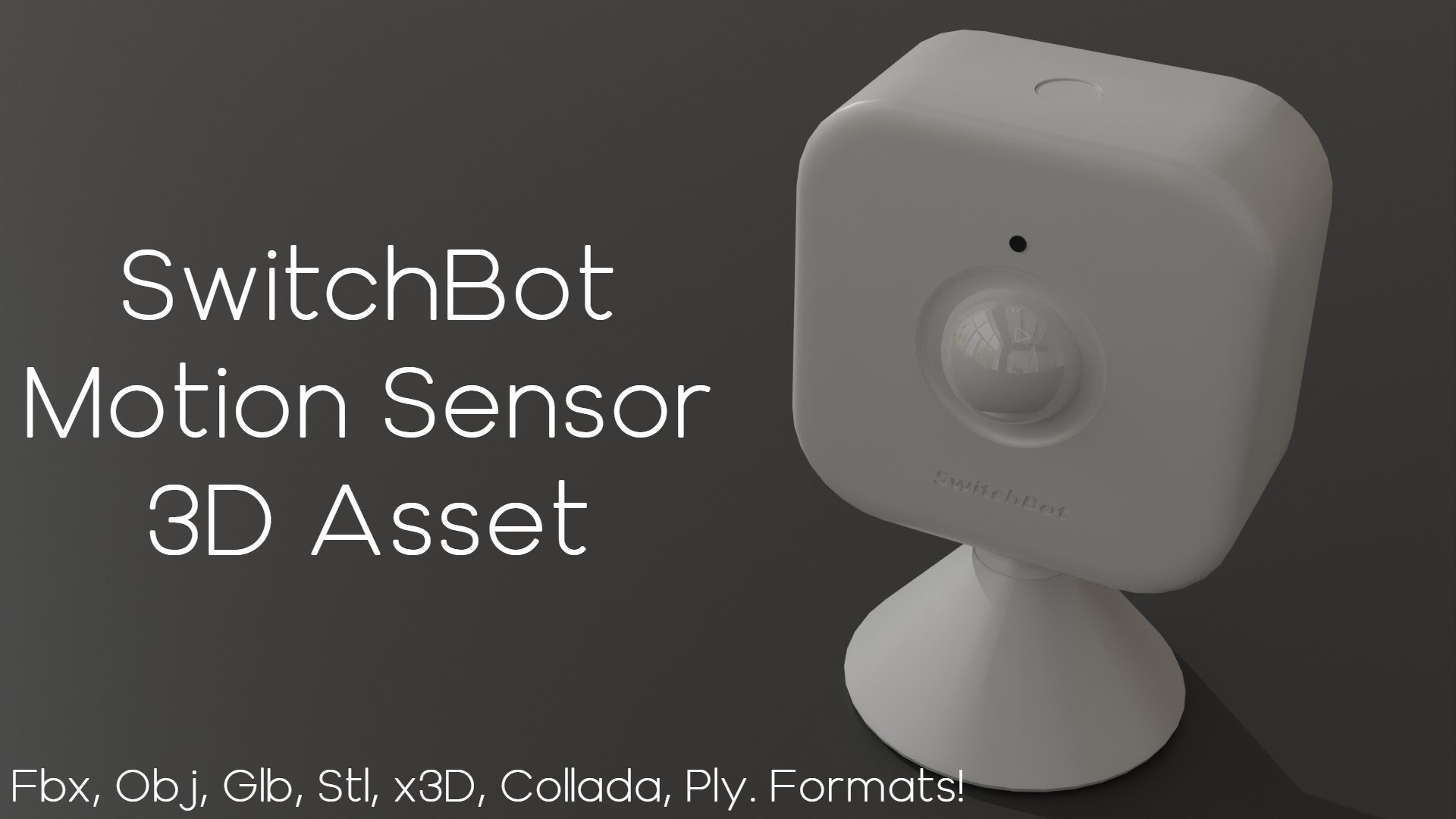 modelo 3d SwitchBot Smart Motion Door Sensor 3D model - TurboSquid 1909507