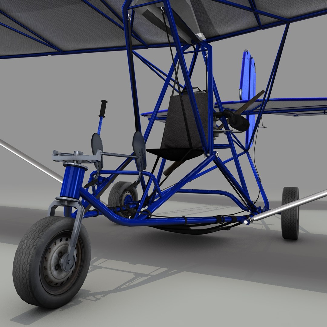 3d Model Ultralight Aircraft Lights