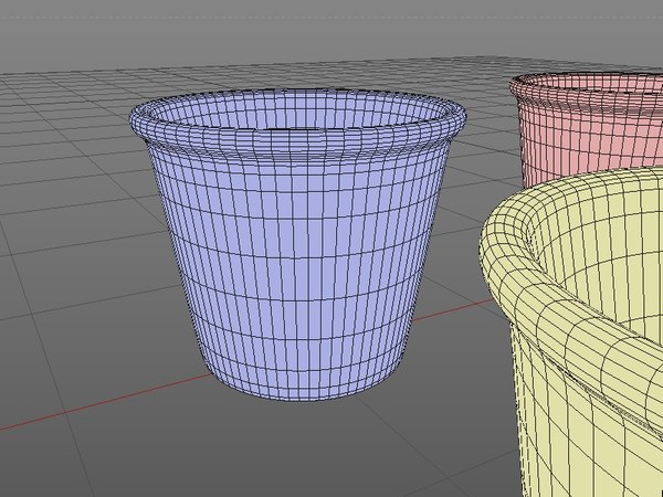 3d model glazed ceramic pot
