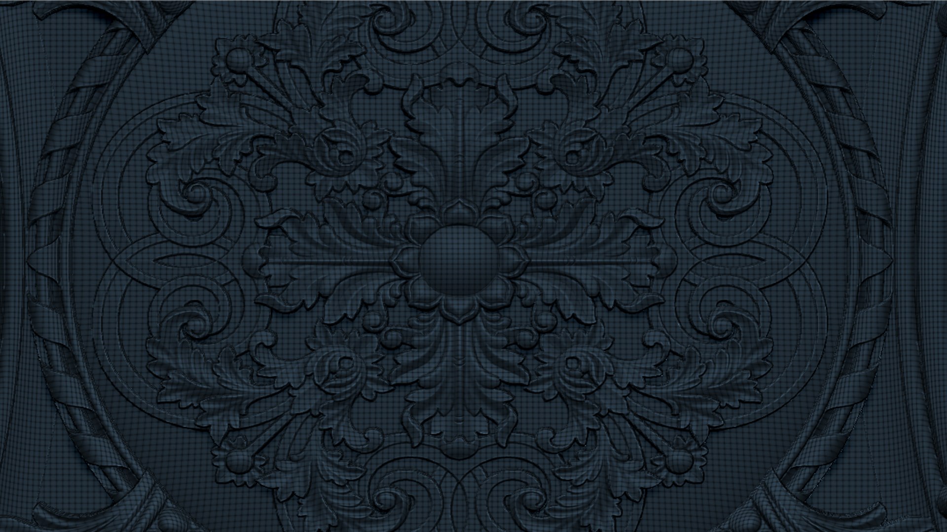 Decorative Ceiling Center - For CNC Router 3D - TurboSquid 1861573