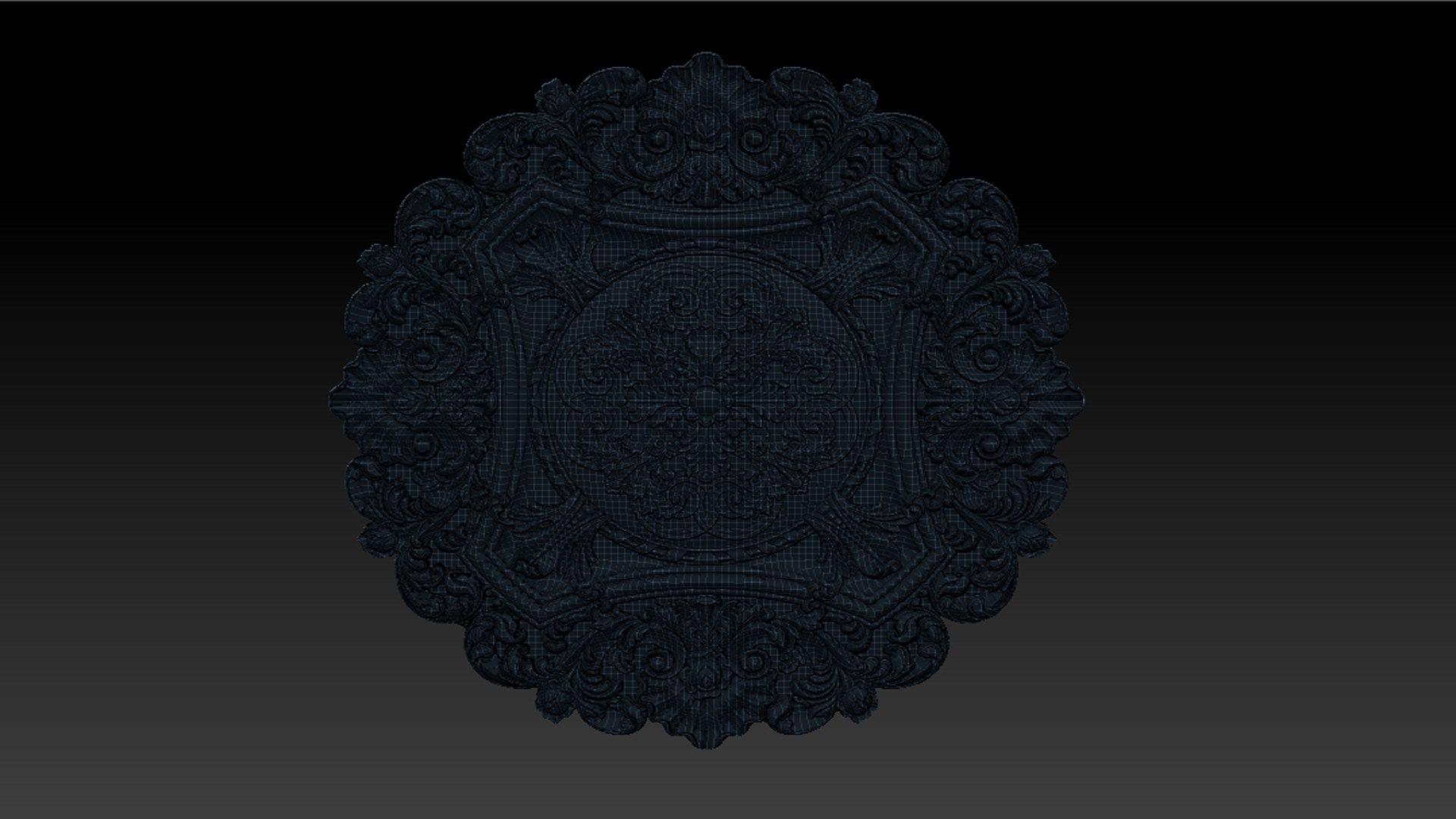 Decorative Ceiling Center - For CNC Router 3D - TurboSquid 1861573