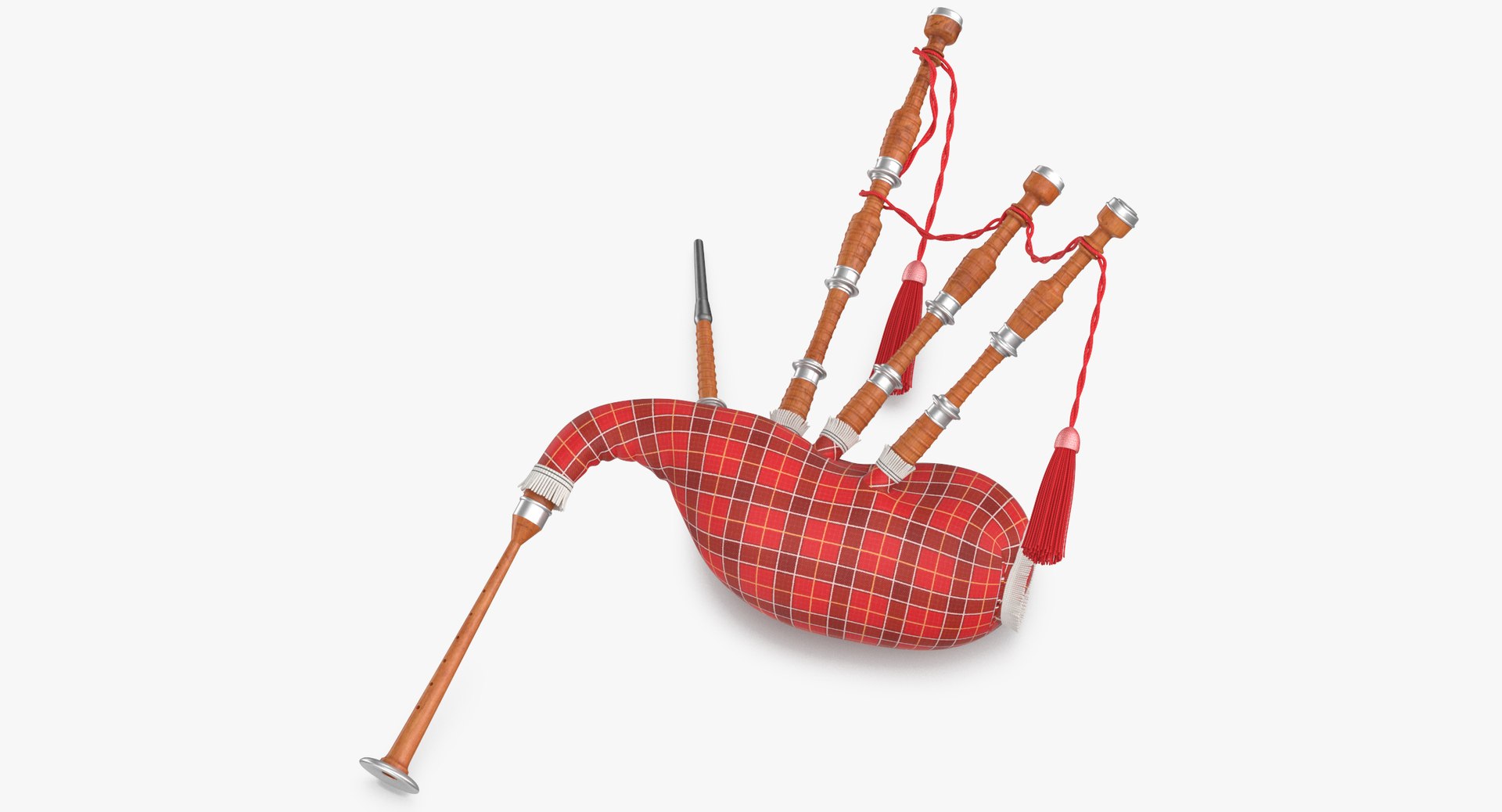 Bagpipe Traditional 01 3D Model - TurboSquid 1257261