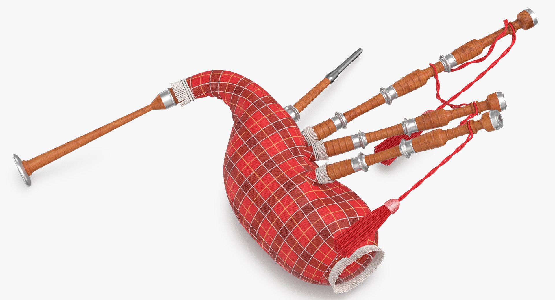 Bagpipe Traditional 01 3D Model - TurboSquid 1257261
