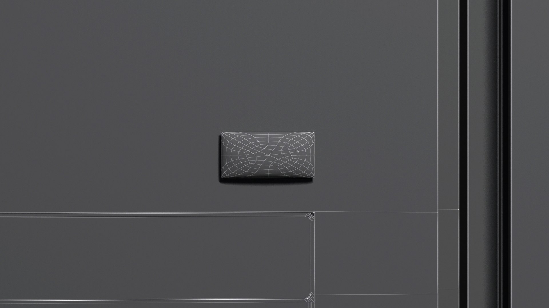 White Rectangle Fridge Magnet - Rectangular Magnetic Souvenir On ...