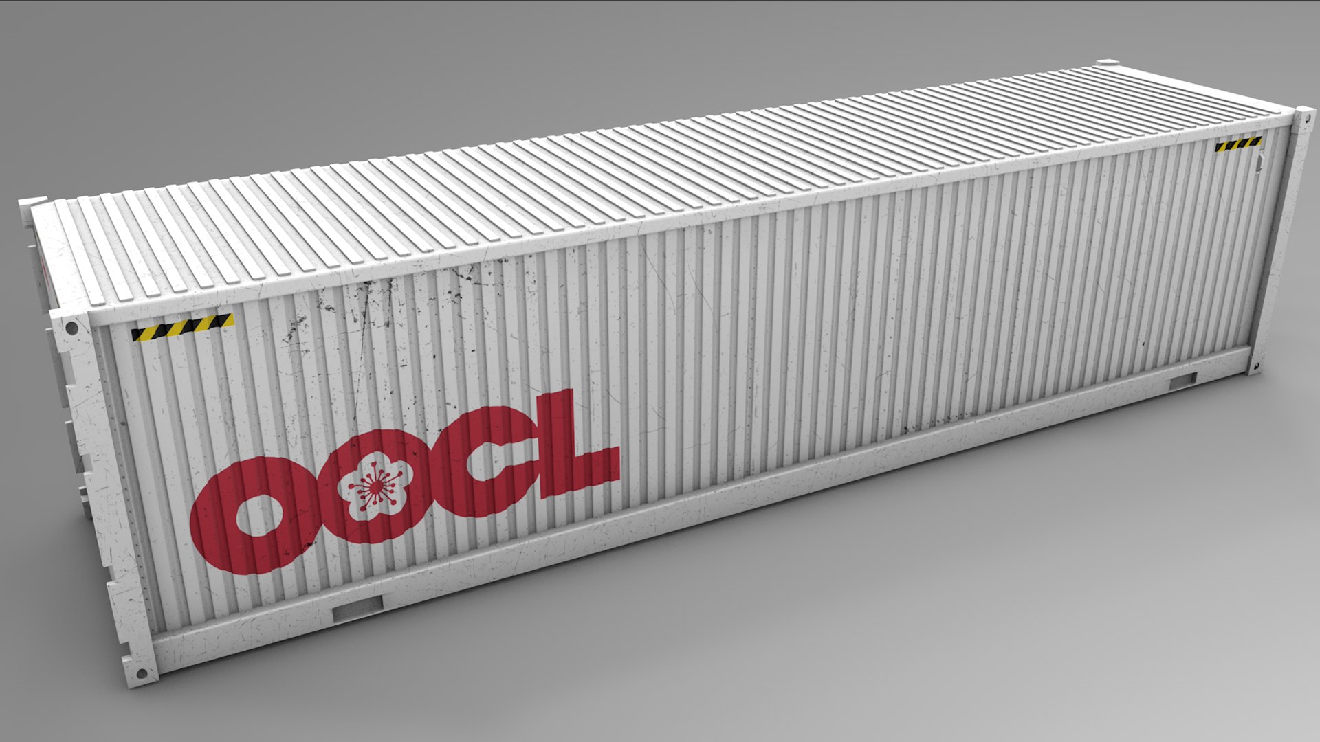 Oocl Network Cargo Container Model - TurboSquid 1563521