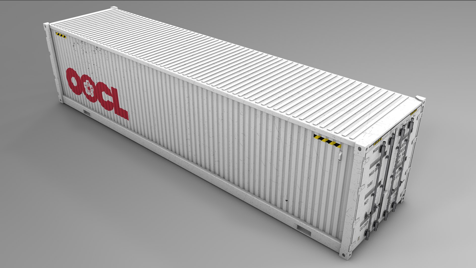 Oocl Network Cargo Container Model - TurboSquid 1563521