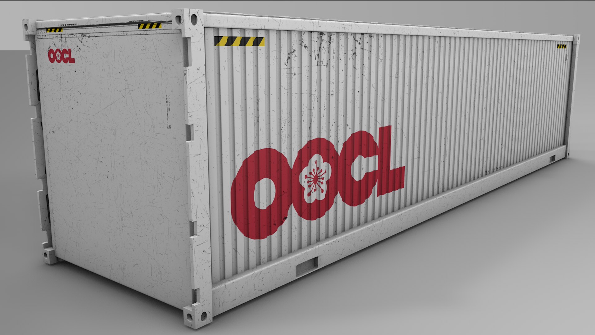 Oocl Network Cargo Container Model - TurboSquid 1563521