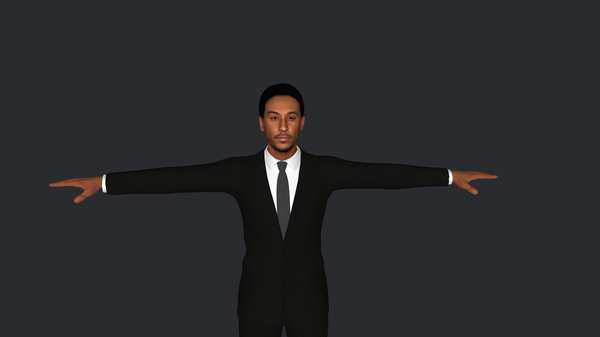 3D Ludacris Hyper Realistic Full Body Fully Rigged 3D Character Model ...