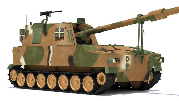 Korean k55 self propelled artillery 3D - TurboSquid 1880999