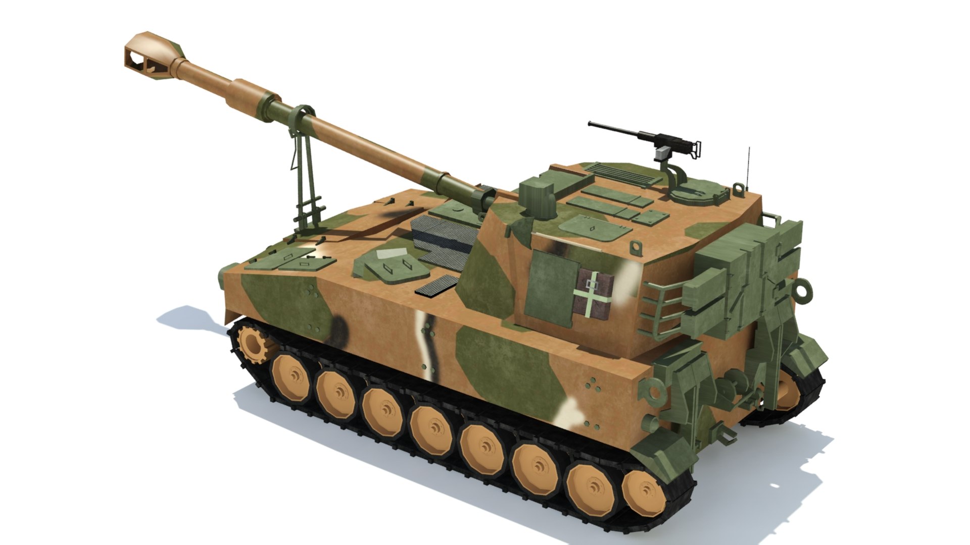 Korean K55 Self Propelled Artillery 3D - TurboSquid 1880999