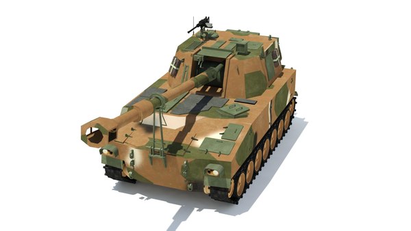 Korean k55 self propelled artillery 3D - TurboSquid 1880999