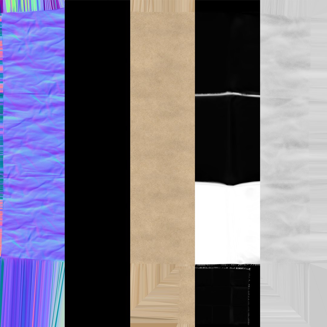 3D Prop Scarves Pose 01 Different Patterns - TurboSquid 2148903