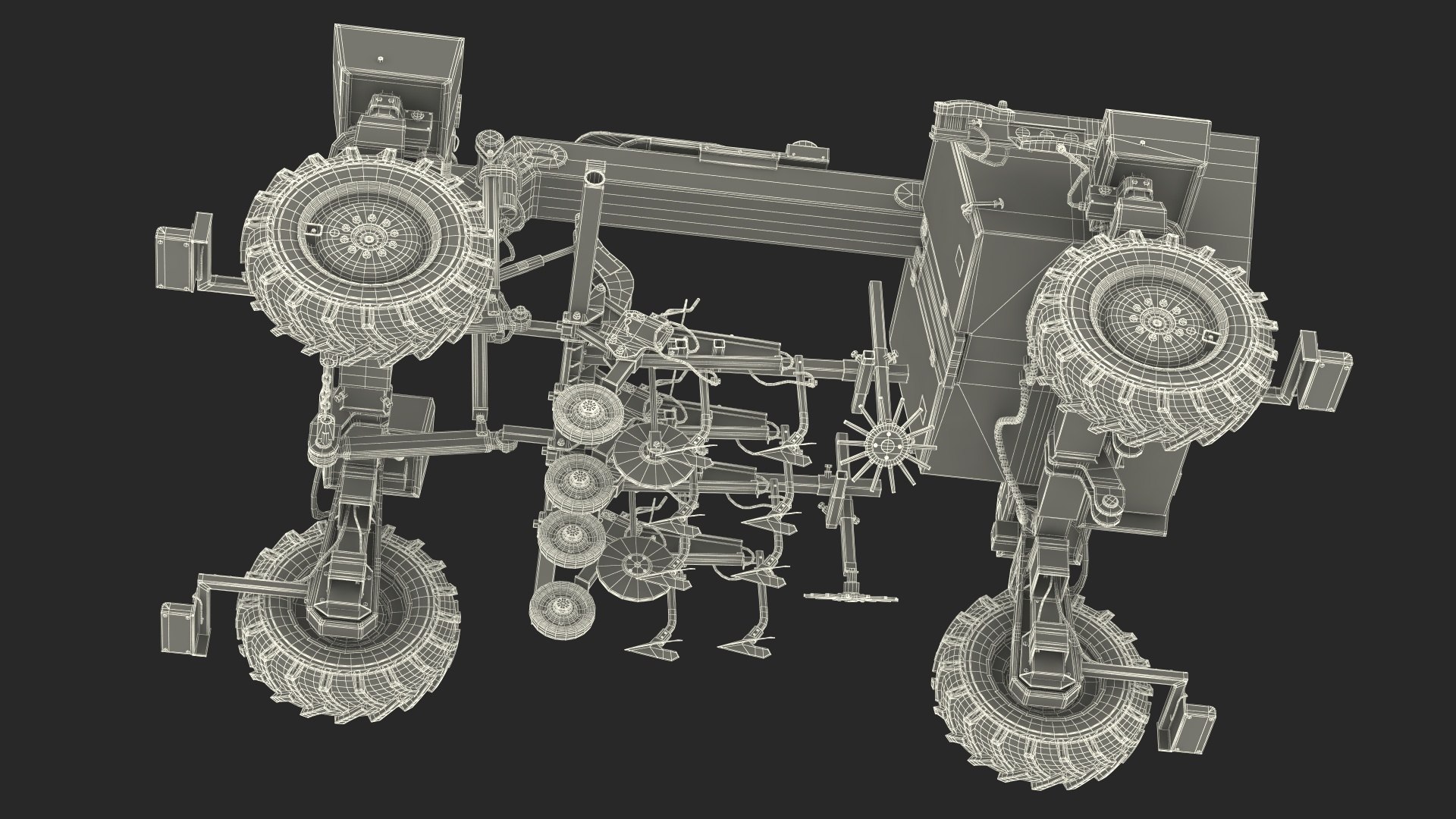 Modern Farm Robot Dirty 3D - TurboSquid 2180388