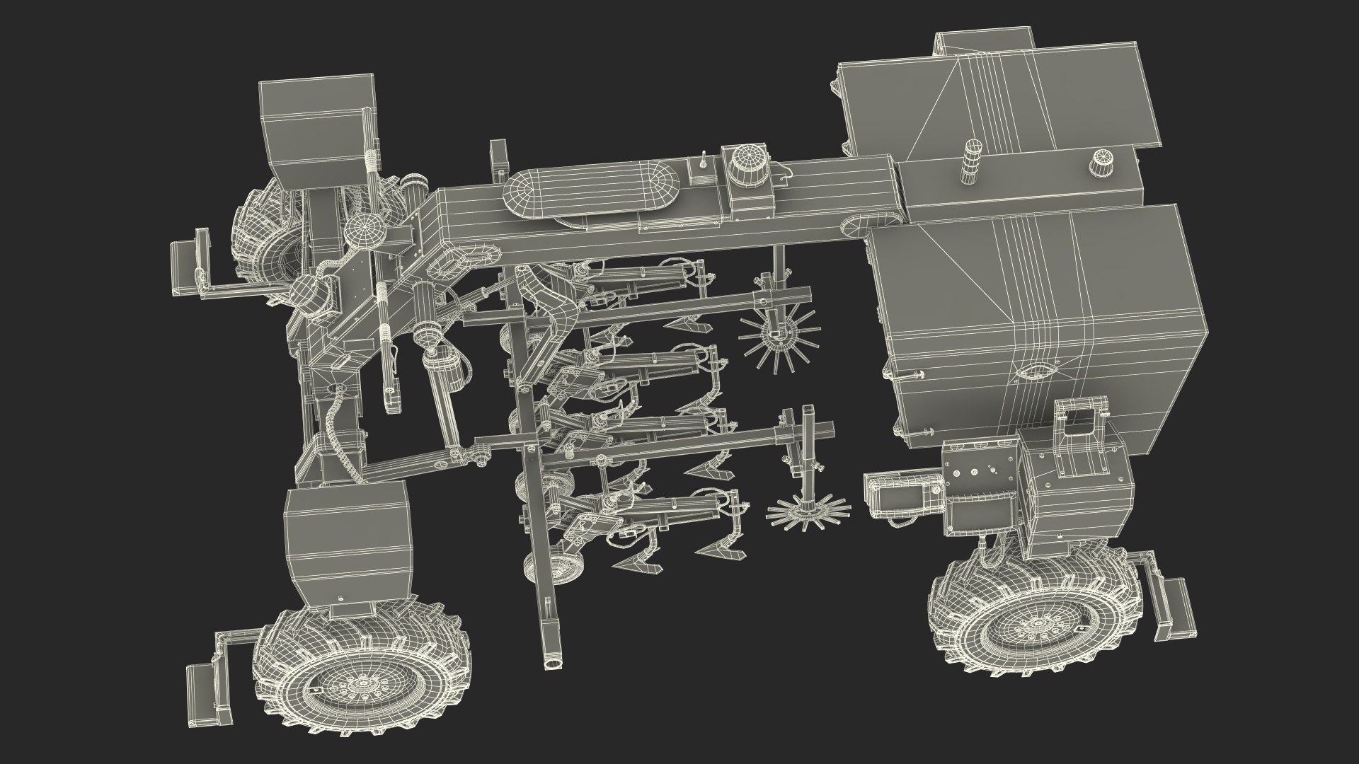 Modern Farm Robot Dirty 3D - TurboSquid 2180388