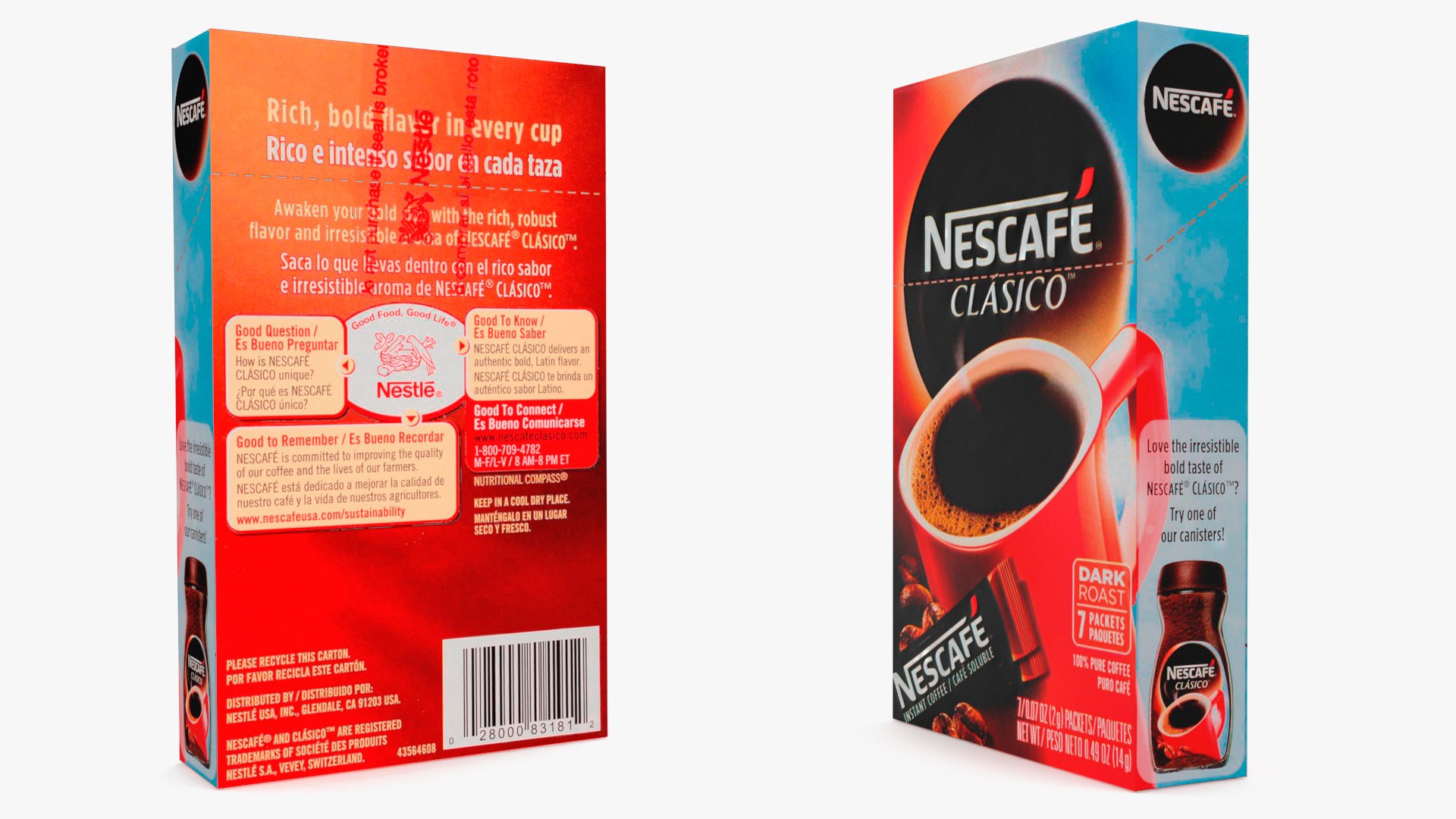 Nescafe Clasico Box 3D Model - TurboSquid 2160542