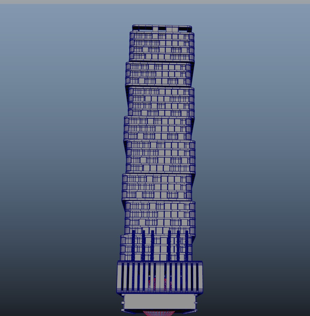 Lusail City TwinTower 3D Model - TurboSquid 2007720