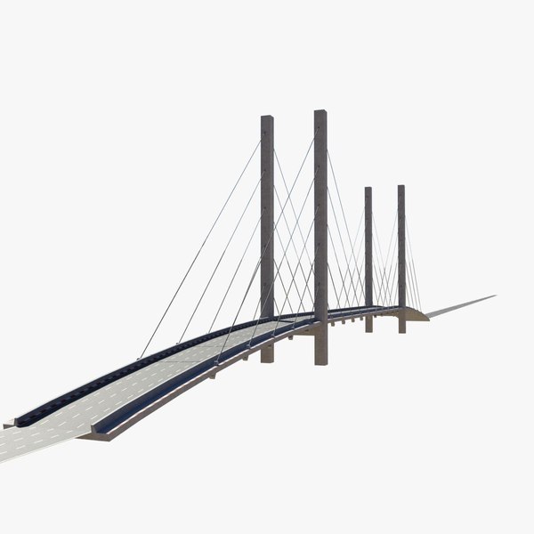 Suspension Bridge 3D Models for Download | TurboSquid