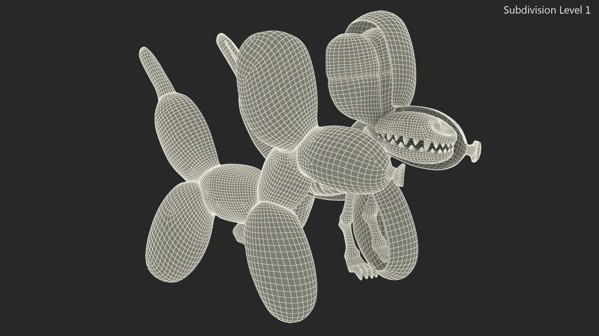 Mini Balloon Dog Skeleton Anatomy model - TurboSquid 1842015
