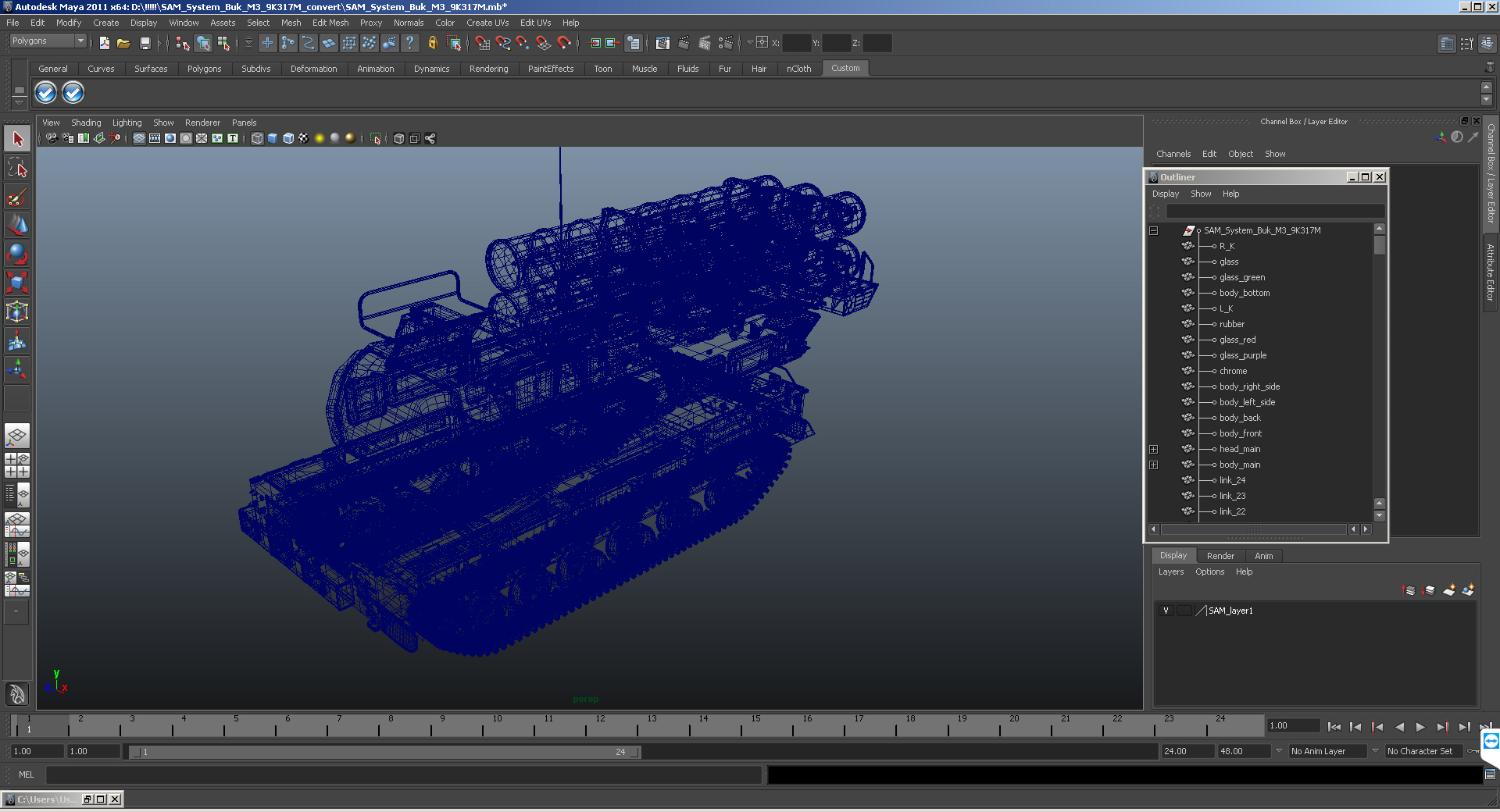 3D sam buk m3 camo - TurboSquid 1300219