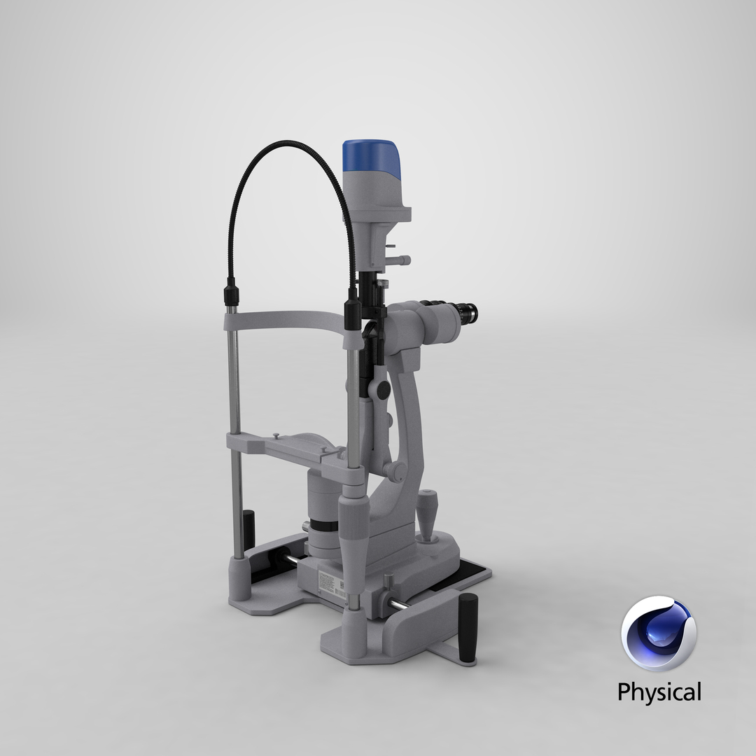 3D slit lamp machine - TurboSquid 1257251