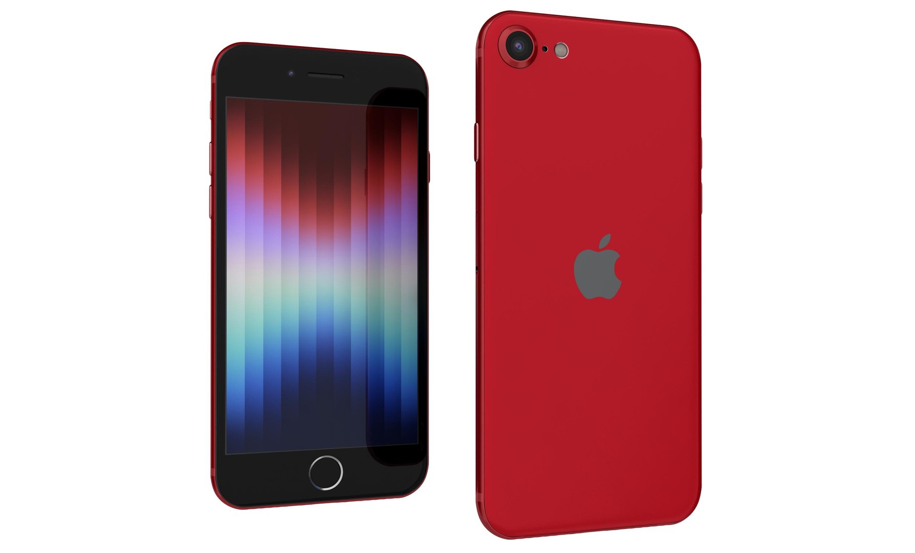 Apple IPhone SE 2022 Red 3D - TurboSquid 1871489