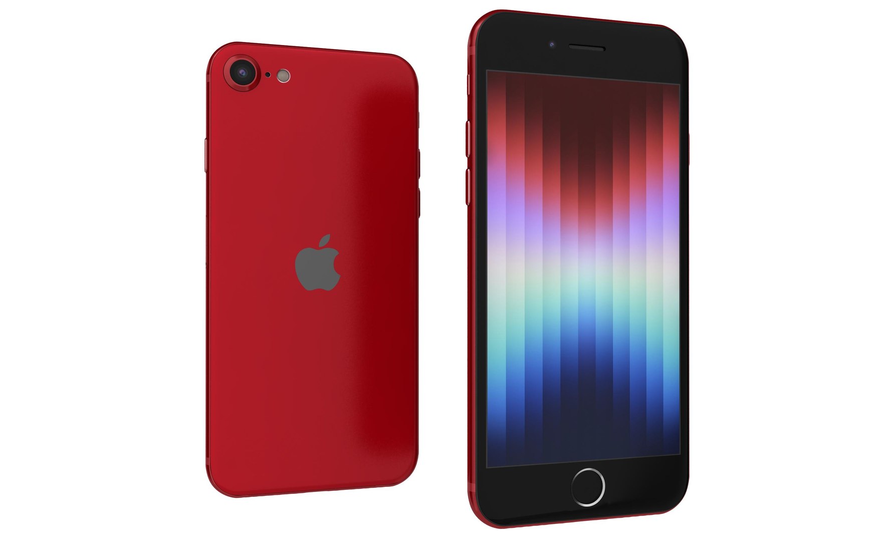 Apple IPhone SE 2022 Red 3D - TurboSquid 1871489