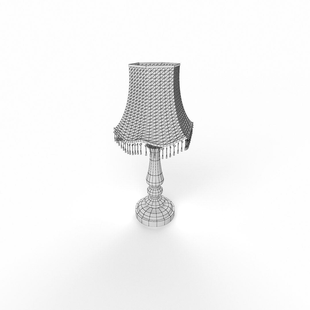 classic table lamp 3d max
