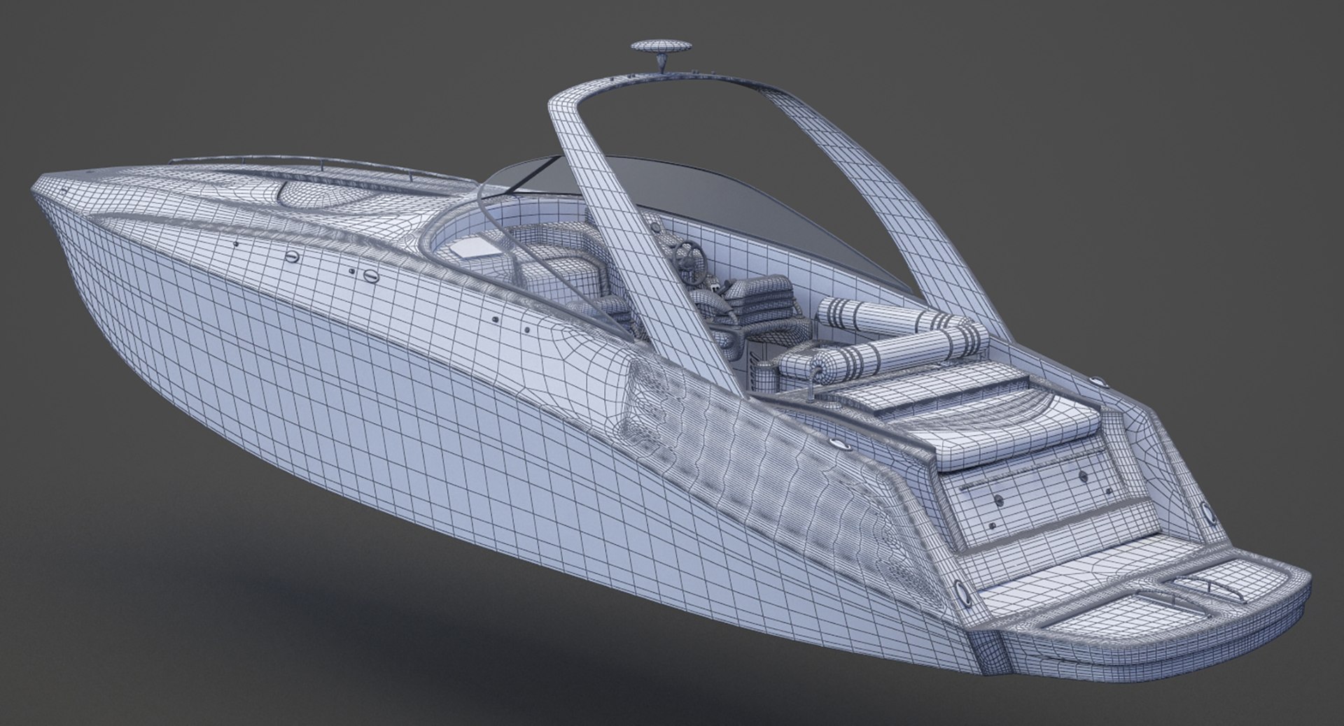 3D Motor Boat 02 Model - TurboSquid 2147510
