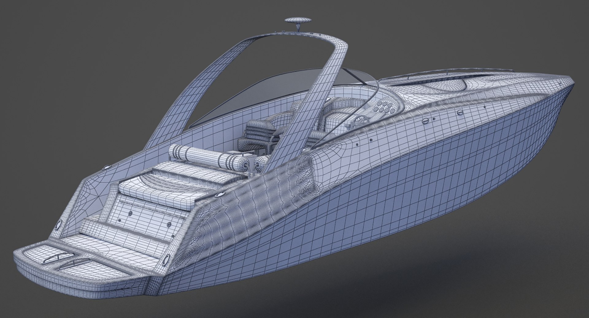 3D Motor Boat 02 Model - TurboSquid 2147510