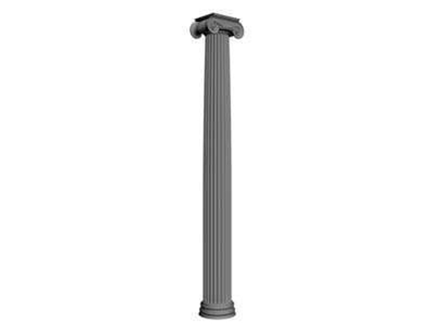 ionic column 3d model