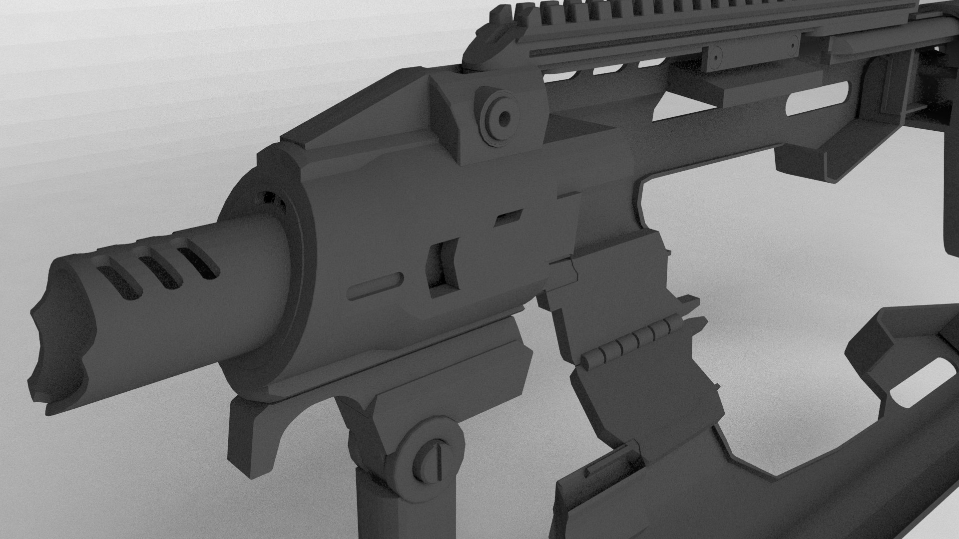 Pistol Conversion 3d Model