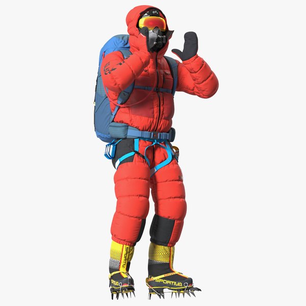 Alpinista do Everest preparado para Maya Modelo 3D - TurboSquid 2204051
